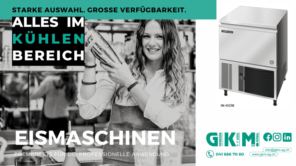 GKM präsentiert höchste Eisqualität vom Weltmarktführer Hoshizaki